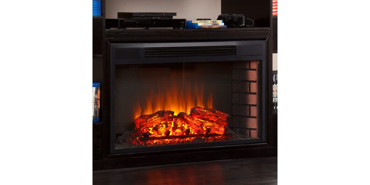 SEI Furniture 33” Widescreen Electric Firebox w/ Remote Control | Belk