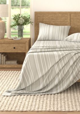 Premium Comforts Ultra Soft Striped Microfiber Sheet Set | belk