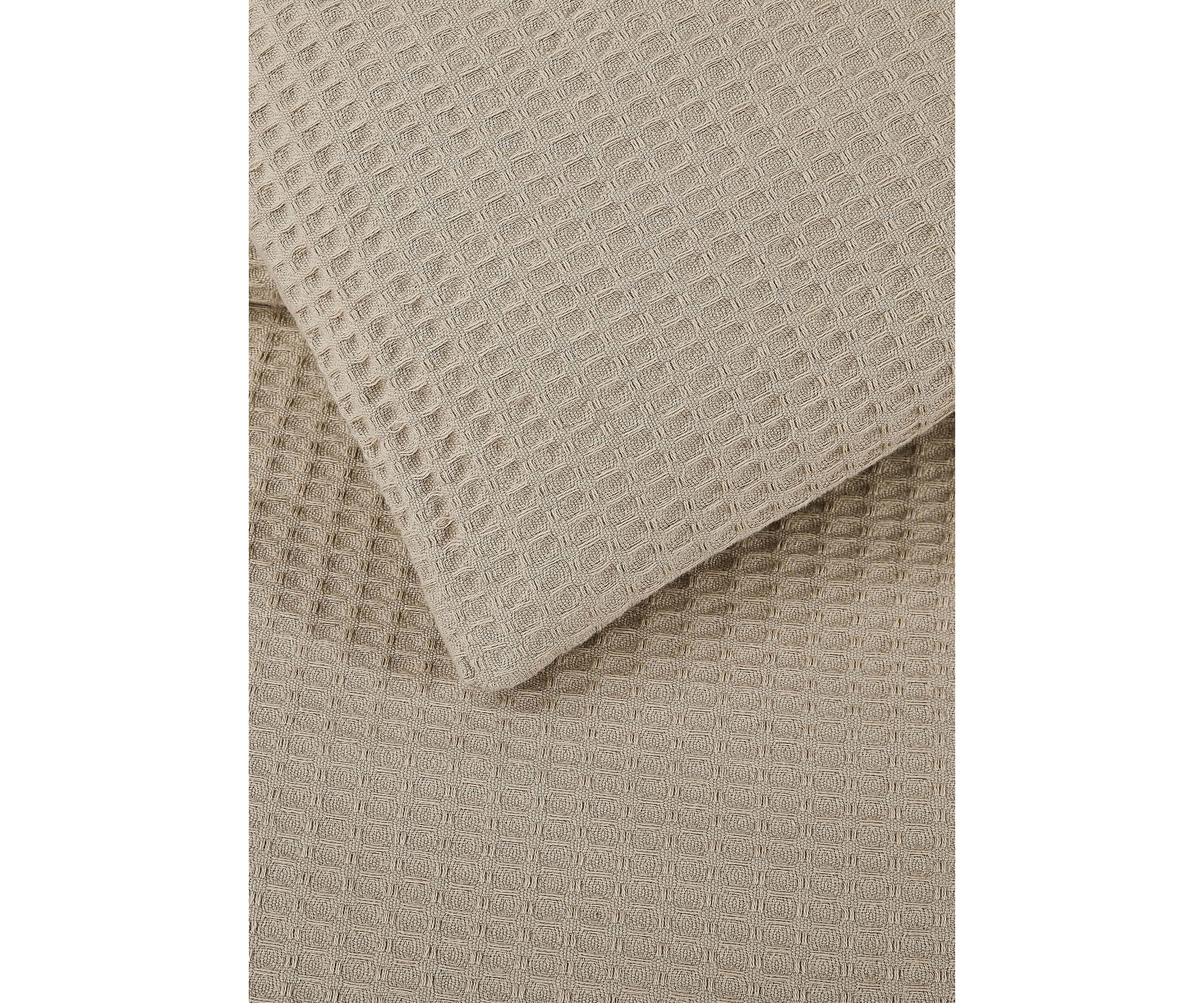 Cannon Cannon Heritage Cotton Waffle Khaki 3 Piece Full/Queen Comforter ...