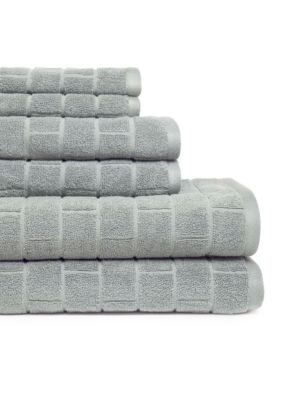 American Dawn Cobblestone Tiles 6 Piece Towel Set | belk