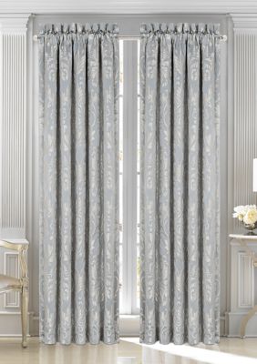Five Queens Court Faith French Blue 84 Inch Window Panel Pair | belk