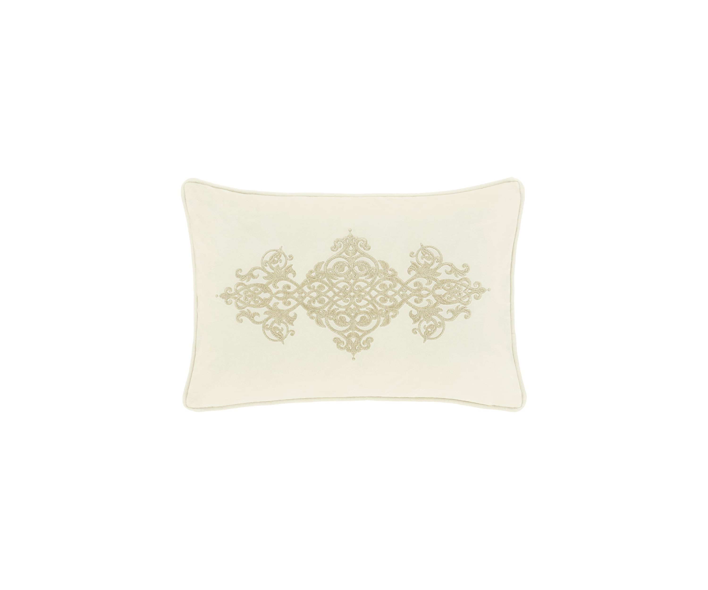 J. Queen New York Noelle Boudoir Embellished Decorative Throw Pillow | Belk