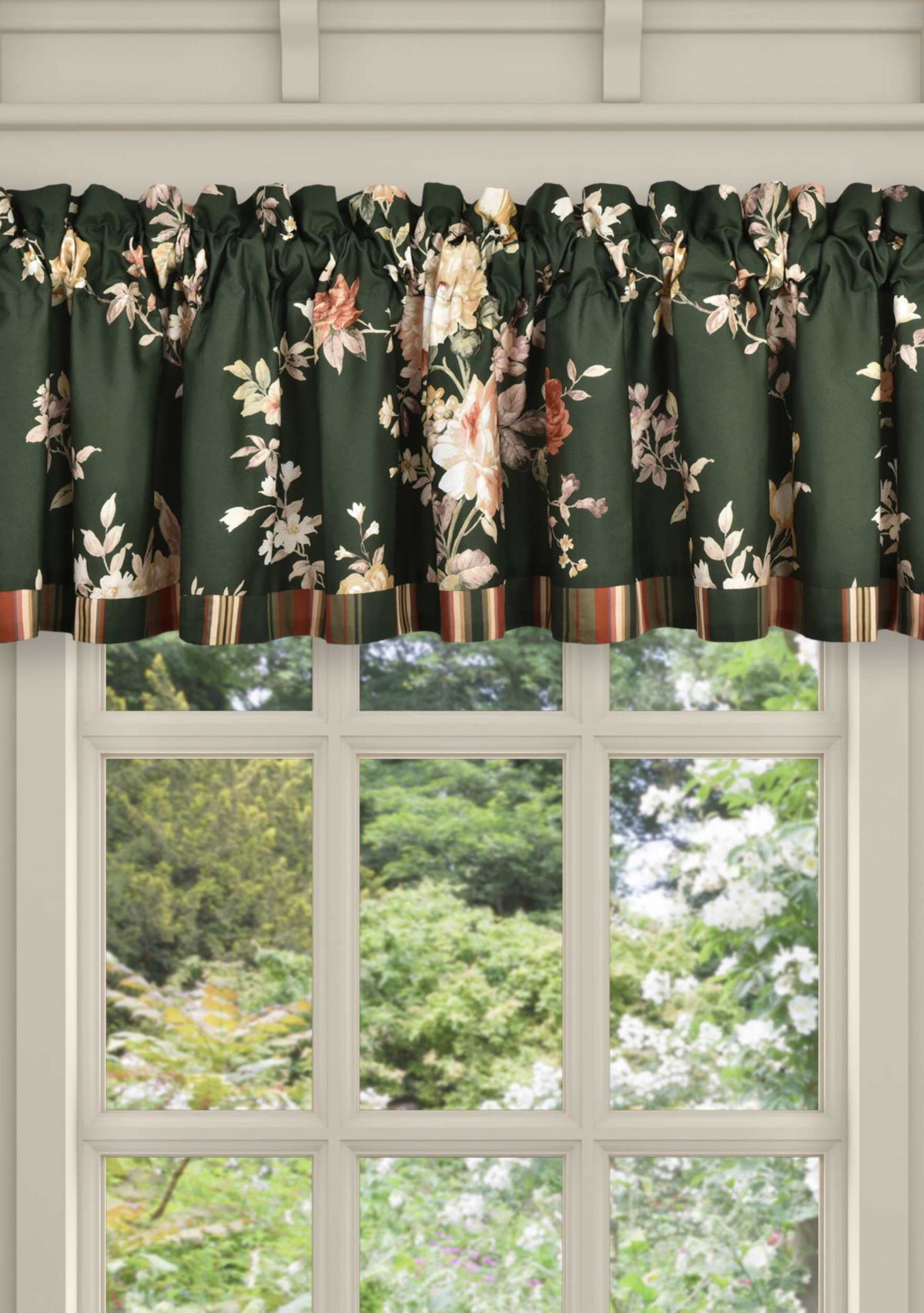 J. Queen Cottage Brittany Window Straight Valance | Belk