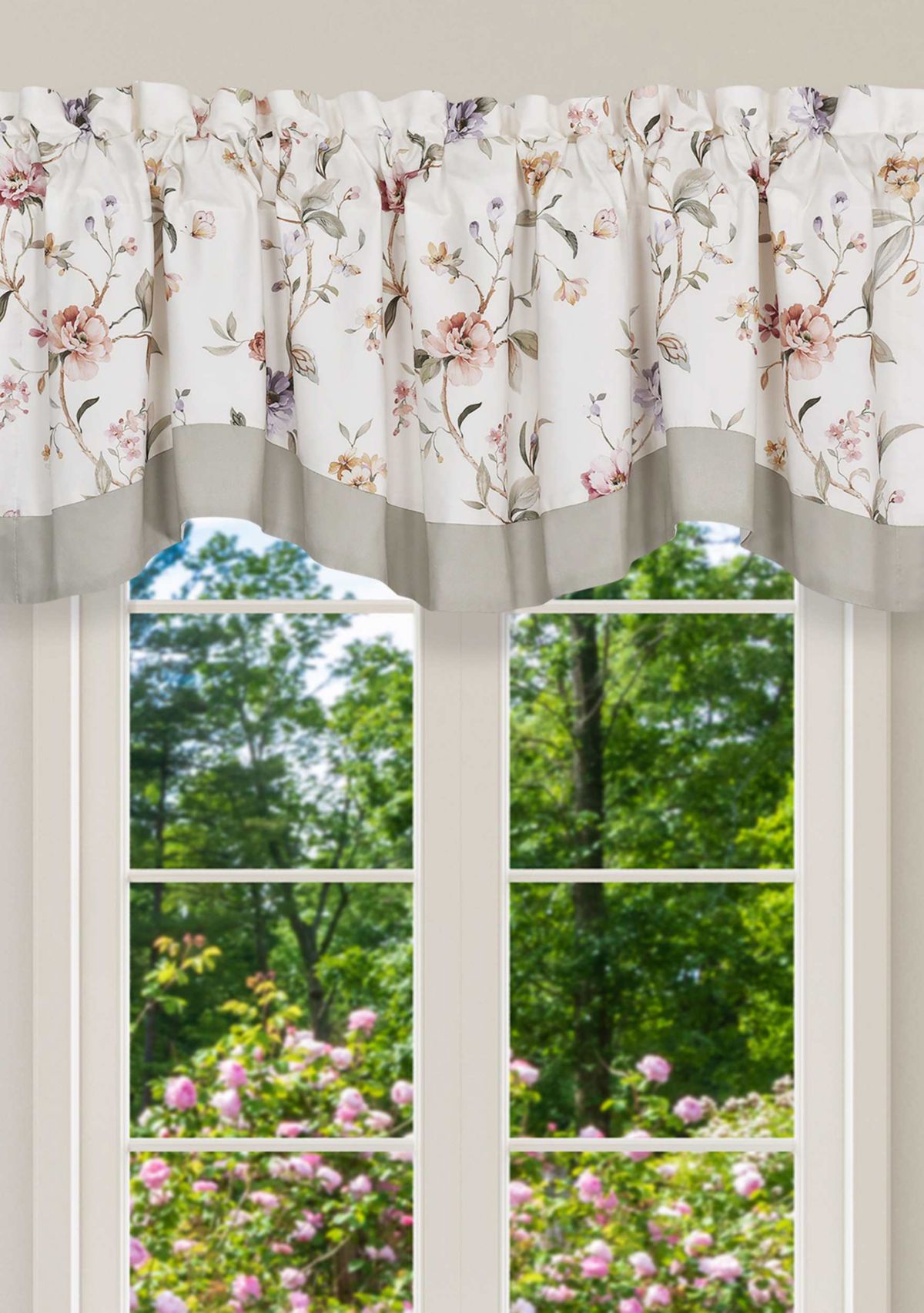 J. Queen Cottage Clarice Window Scallop Valance | Belk
