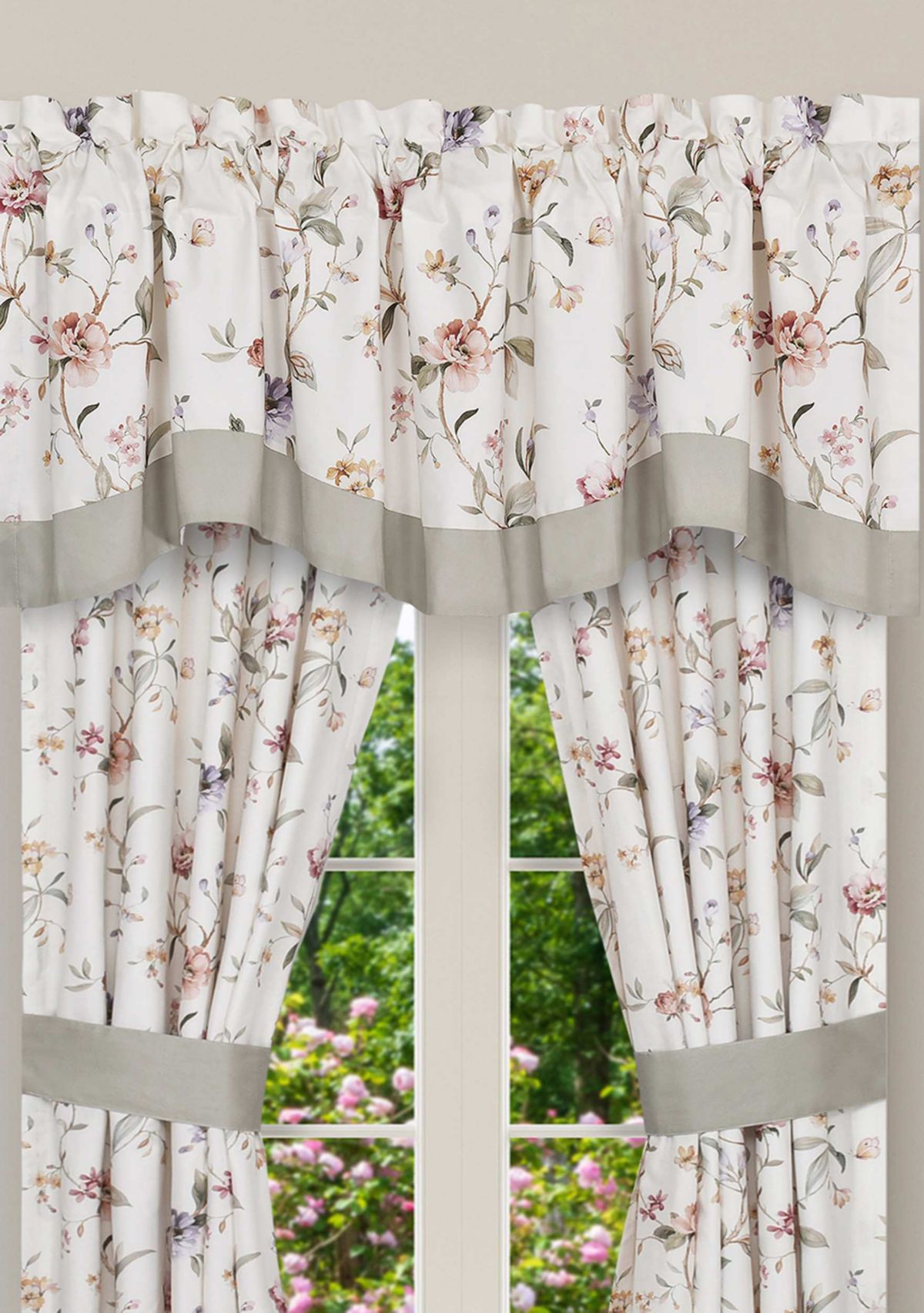 J. Queen Cottage Clarice Window Scallop Valance | Belk