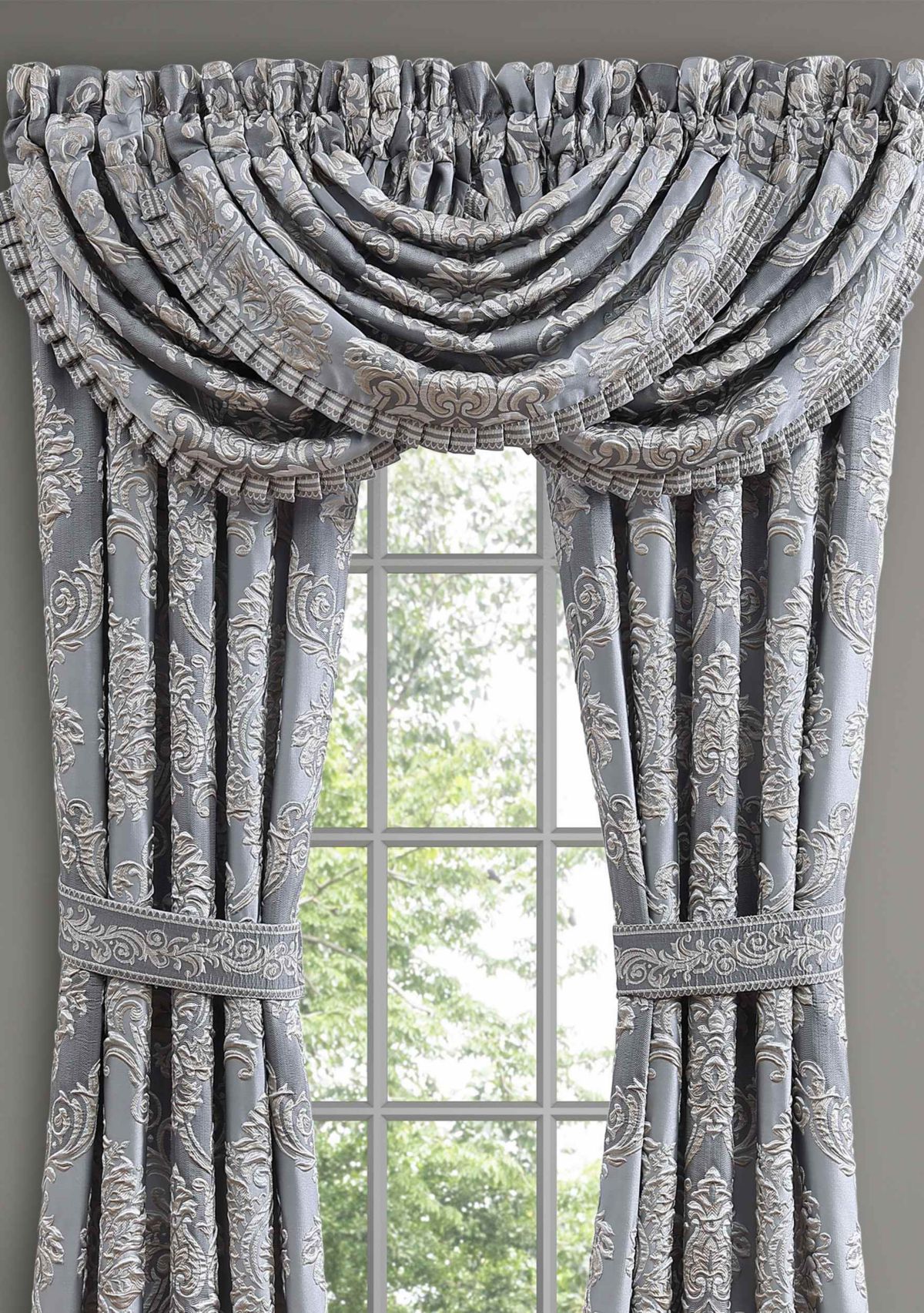 J. Queen New York Krista Window Waterfall Valance | Belk