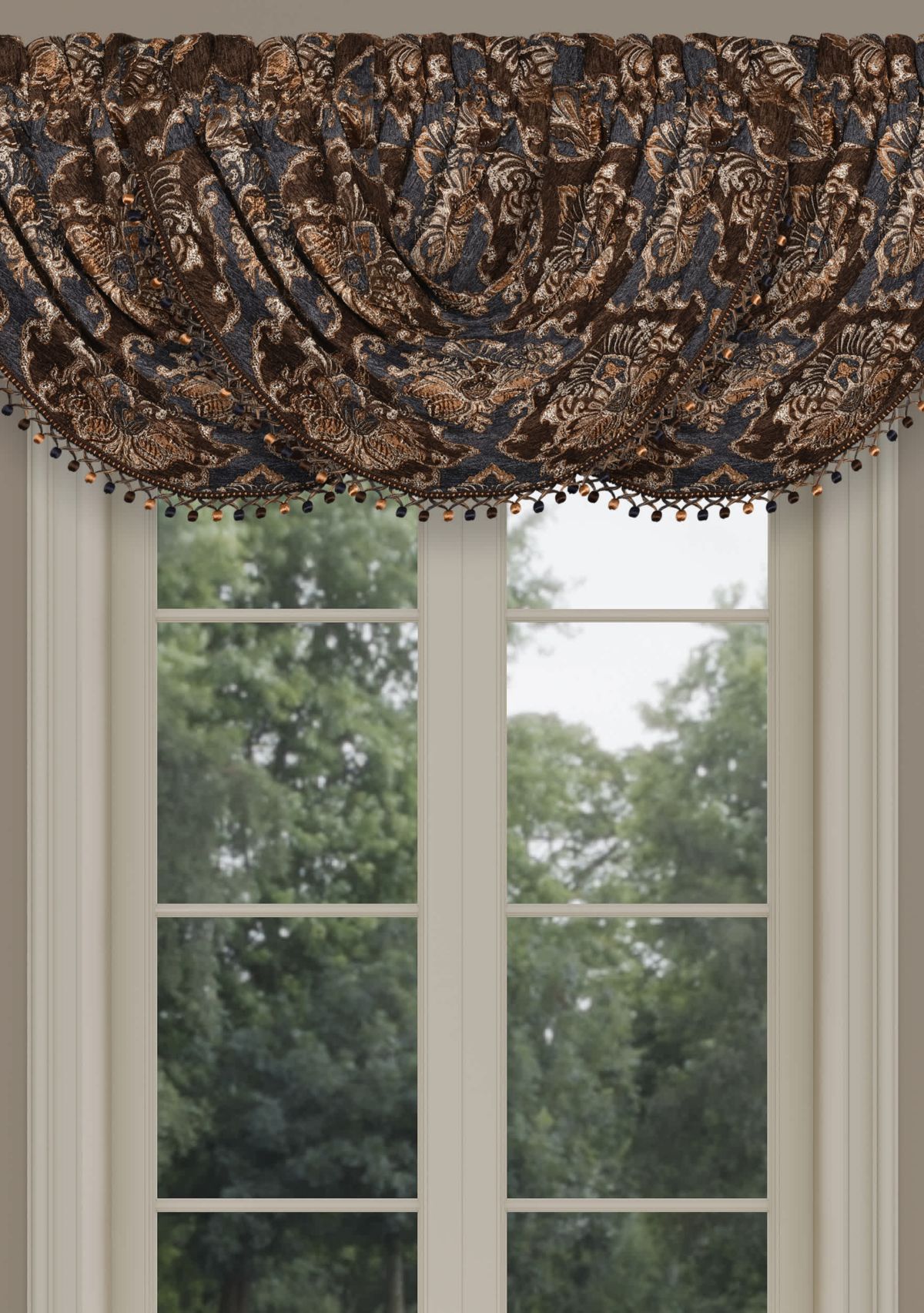J. Queen New York Sofia Window Waterfall Valance | Belk