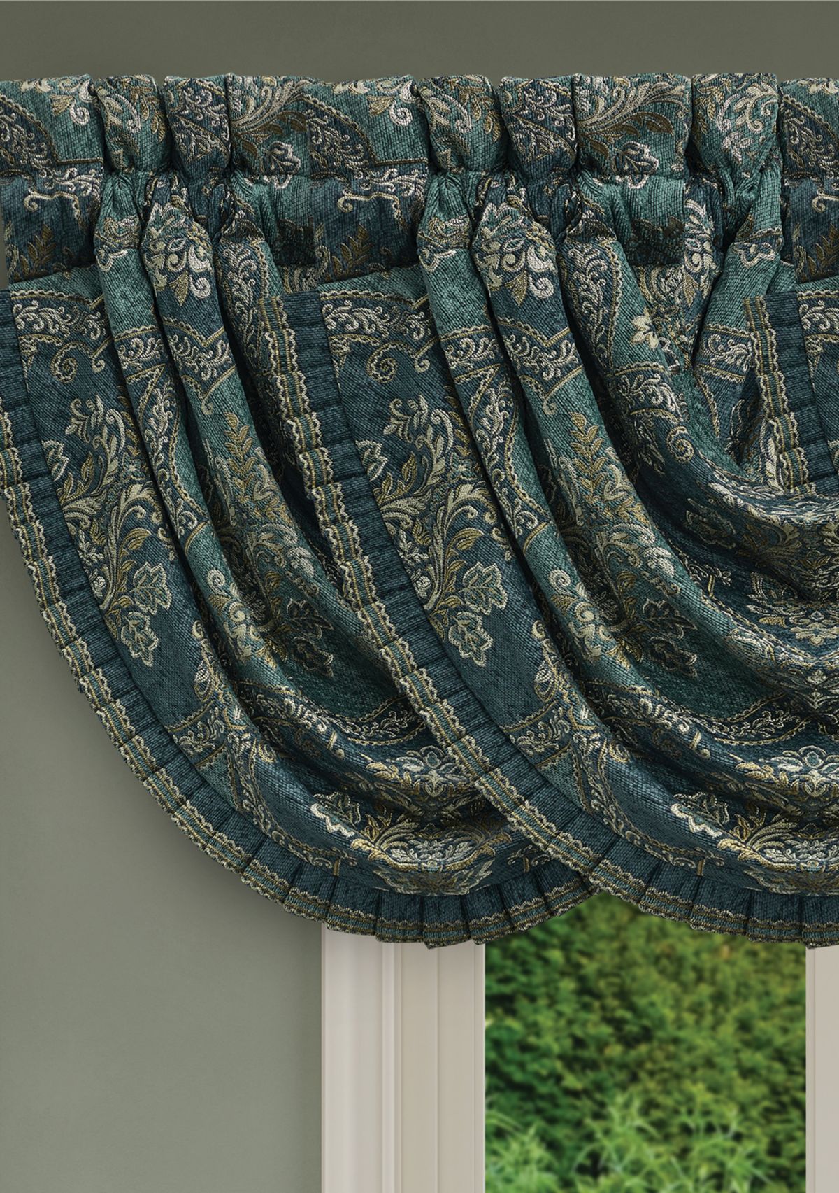 J. Queen New York Nancy Window Waterfall Valance | Belk