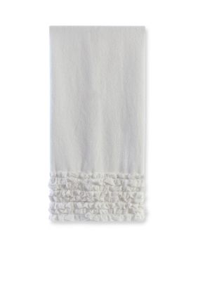 Creative Bath Ruffles White Bath Towel 25-in. x 50-in. | belk