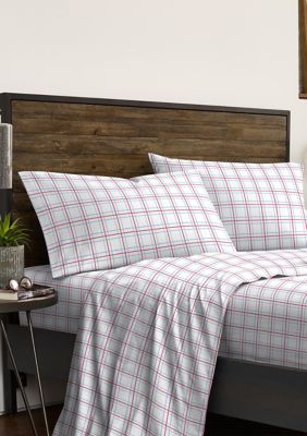 IZOD Double Plaid Twin Pack Sheet Set | belk