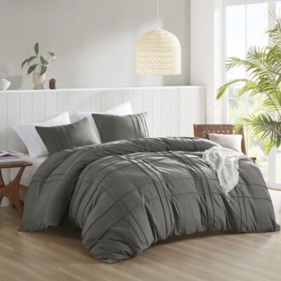 510 Design Porter Soft Washed Pleated Duvet Cover Set | belk
