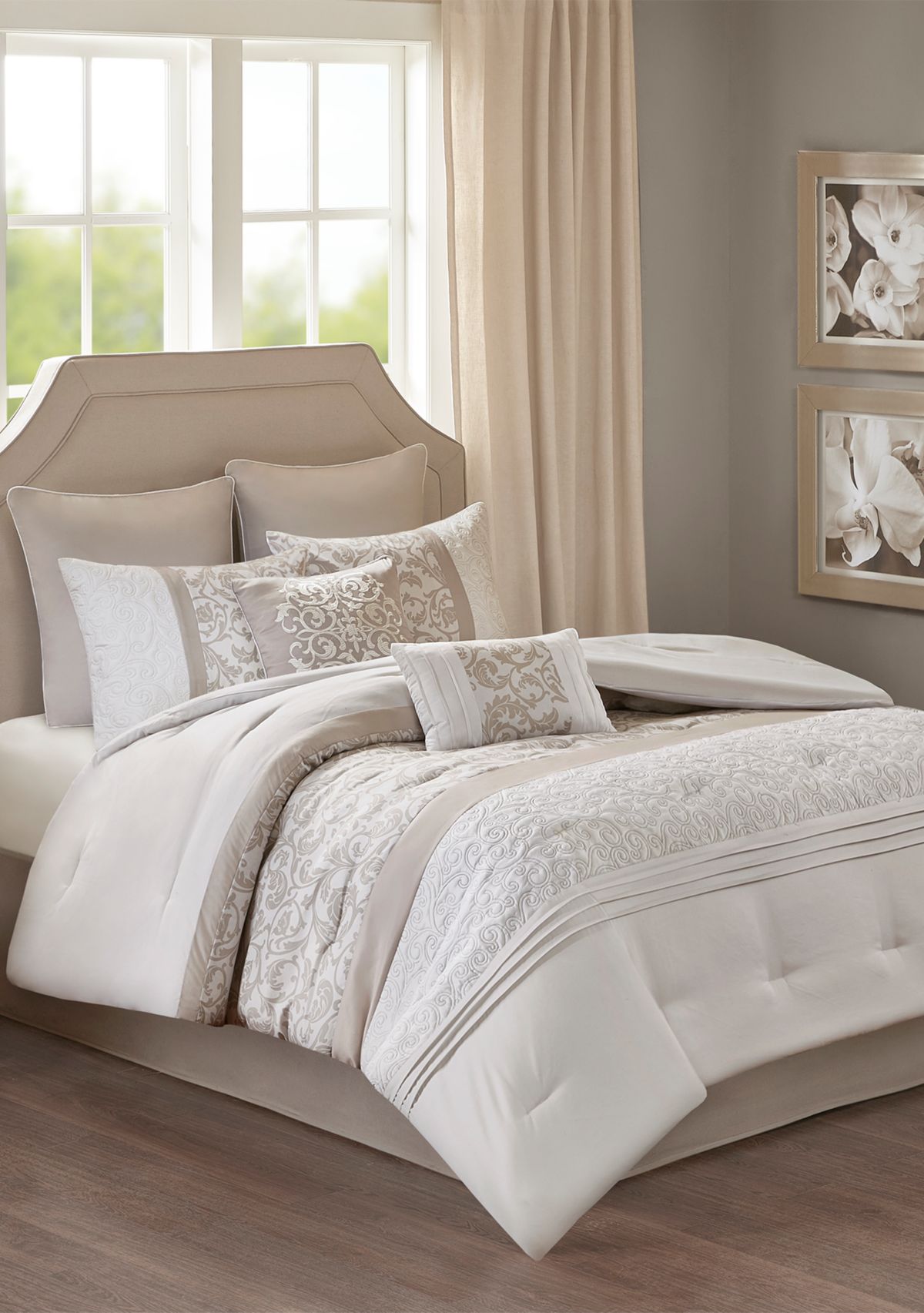 510 Design 8 Piece Ramsey Embroidered Comforter Set | Belk
