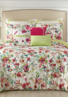 Jessica Simpson Watercolor Garden Comforter Set | belk