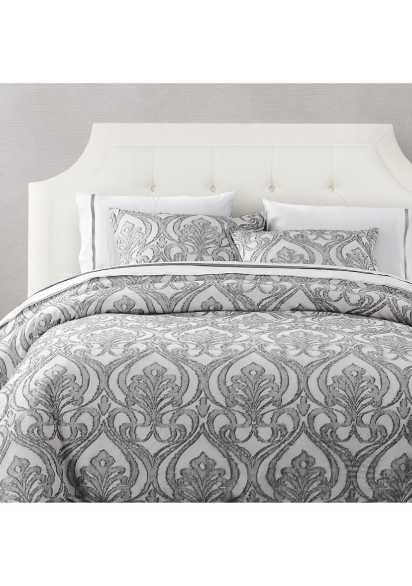 HiEnd Accents Nicole Damask Comforter Set | Belk
