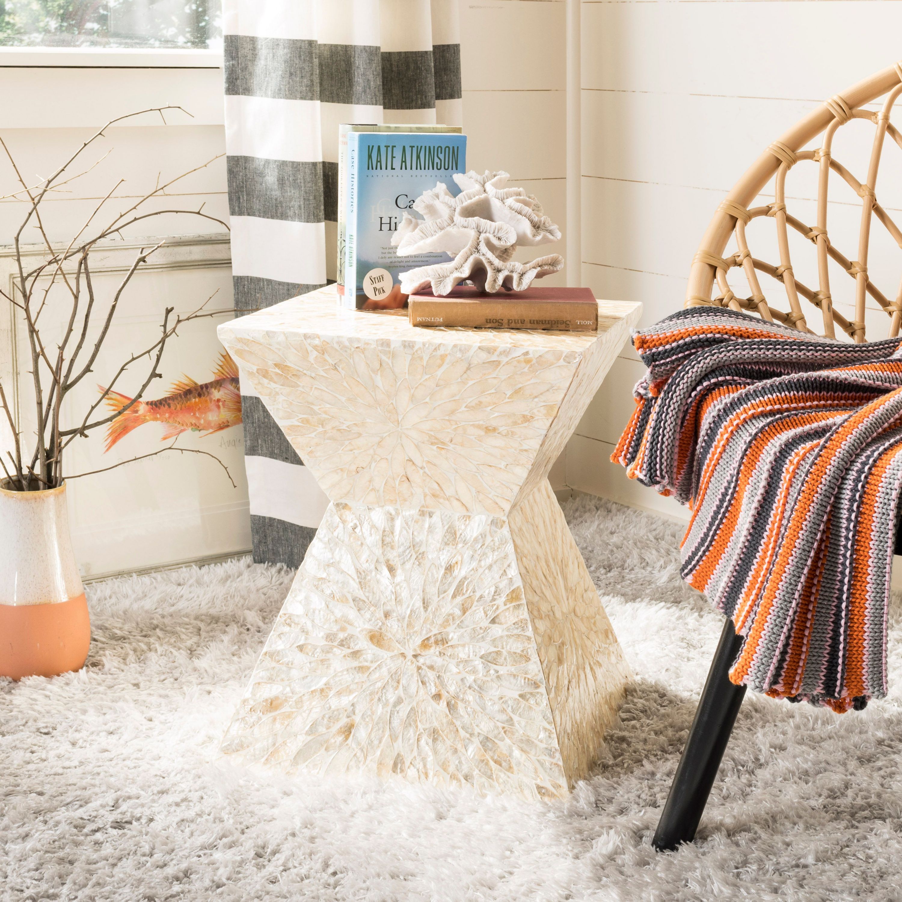 Safavieh Calypso Sunburst Stool | Belk