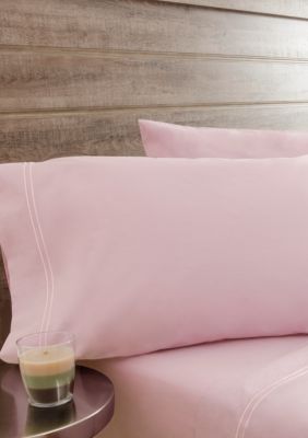 Elite Home Products Luxury Satin Polyester Solid Sheet Set | belk