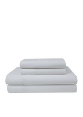 Elite Home Products Luxury Satin Polyester Solid Sheet Set | belk