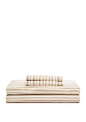 Modern. Southern. Home.™ Tan Stripe Sheet Set | belk