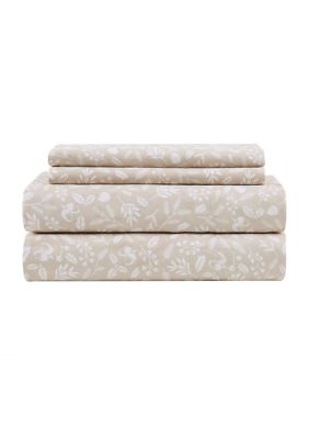 Joyland Spruce Acorn Print Sheet Set | belk