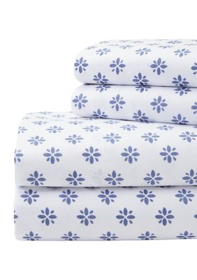 Modern. Southern. Home.™ Blue Ditsy Floral Sheet Set | belk