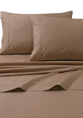 Tribeca Living Percale Extra Deep Pocket Sheet Set | belk