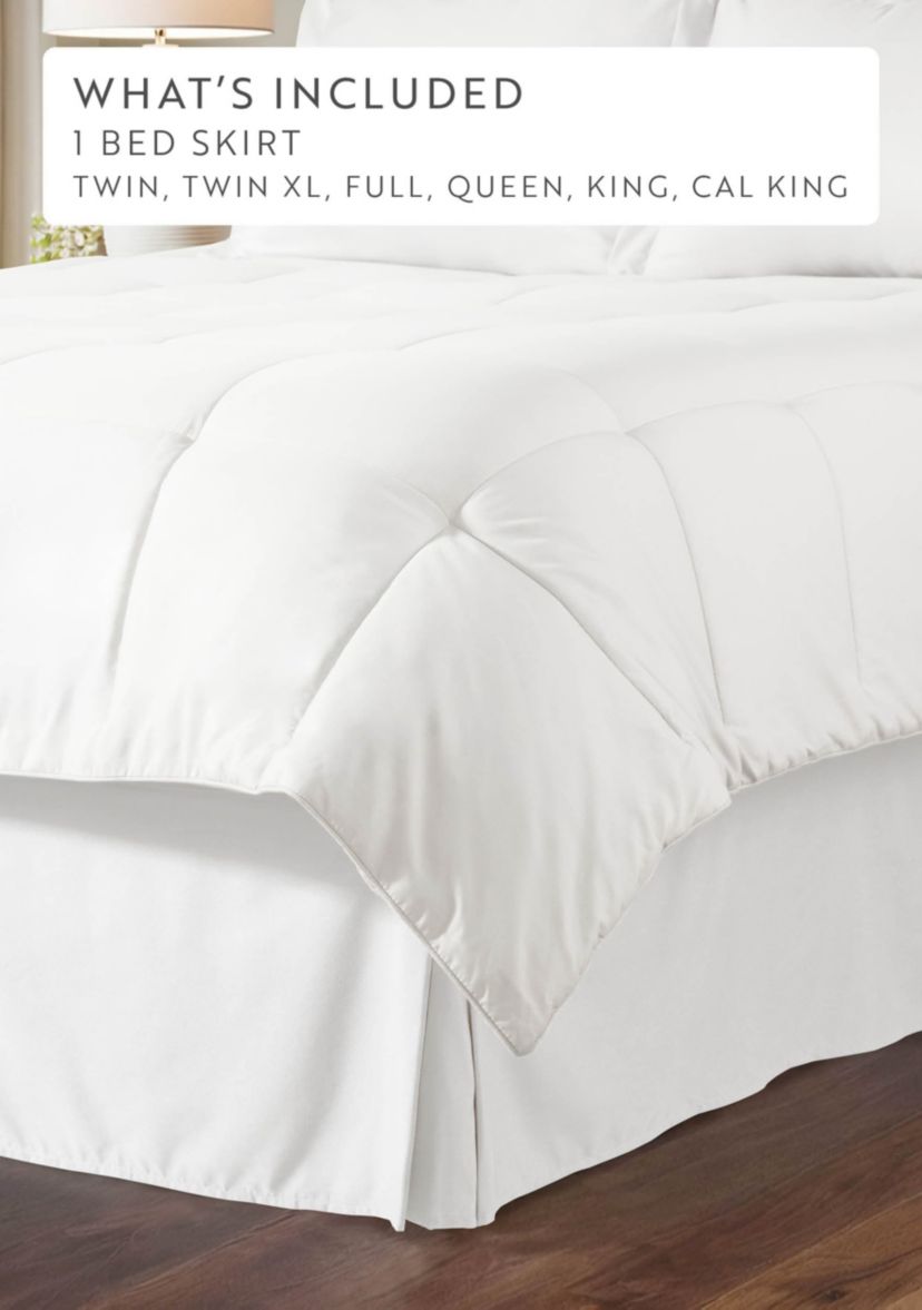 Luxury Inn Premium Pleated Dust Ruffle Bed Skirt | Belk