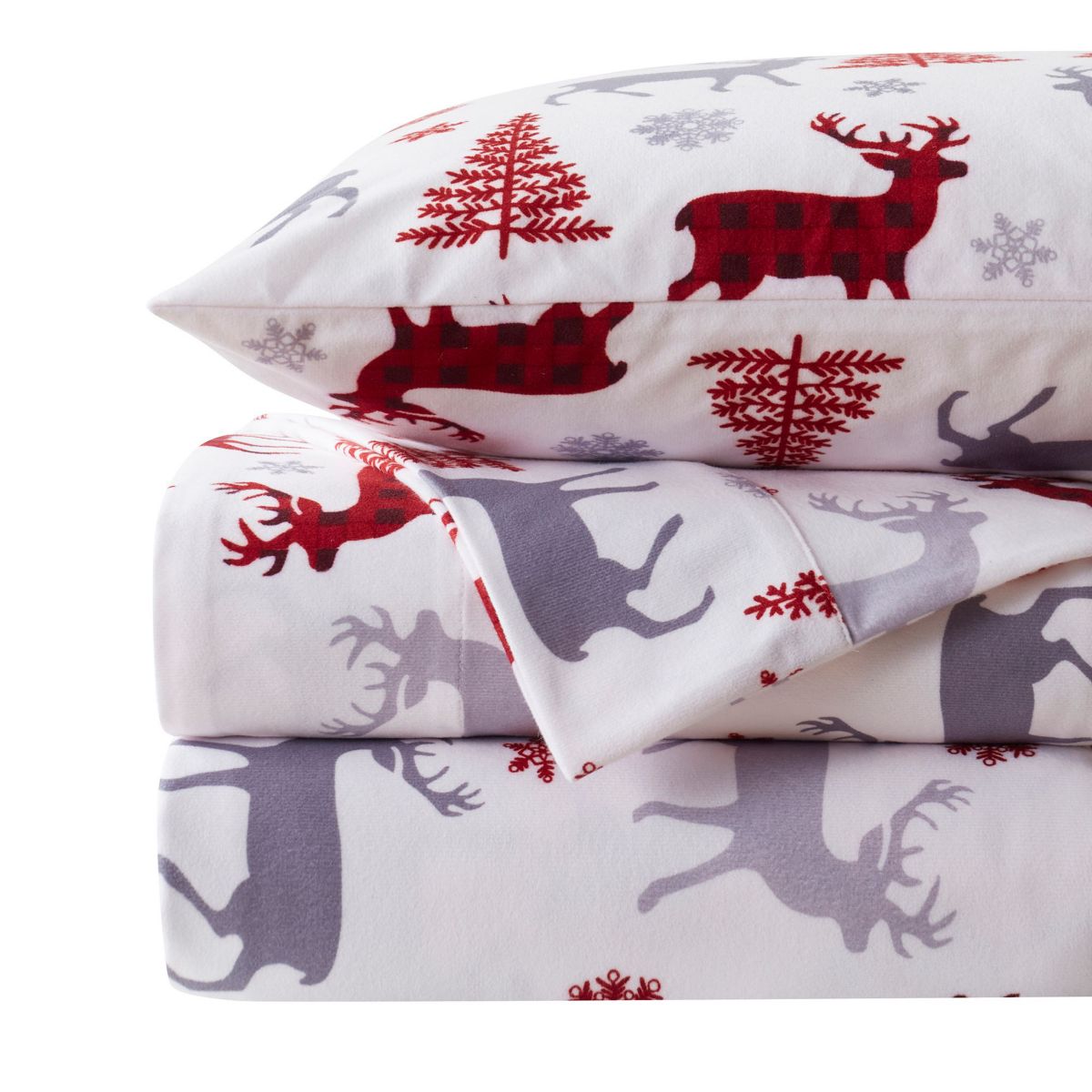 Sweet Home Collection 1500 Supreme Microfiber Buffalo Check Deer Print ...
