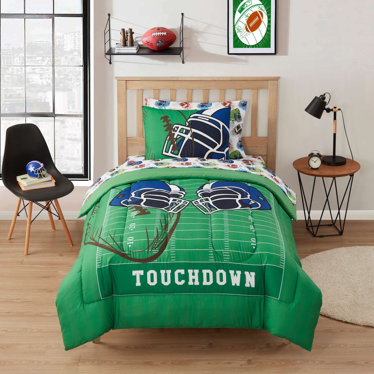 Sweet Home Collection Sweet Home Collection Kids Football Printed ...