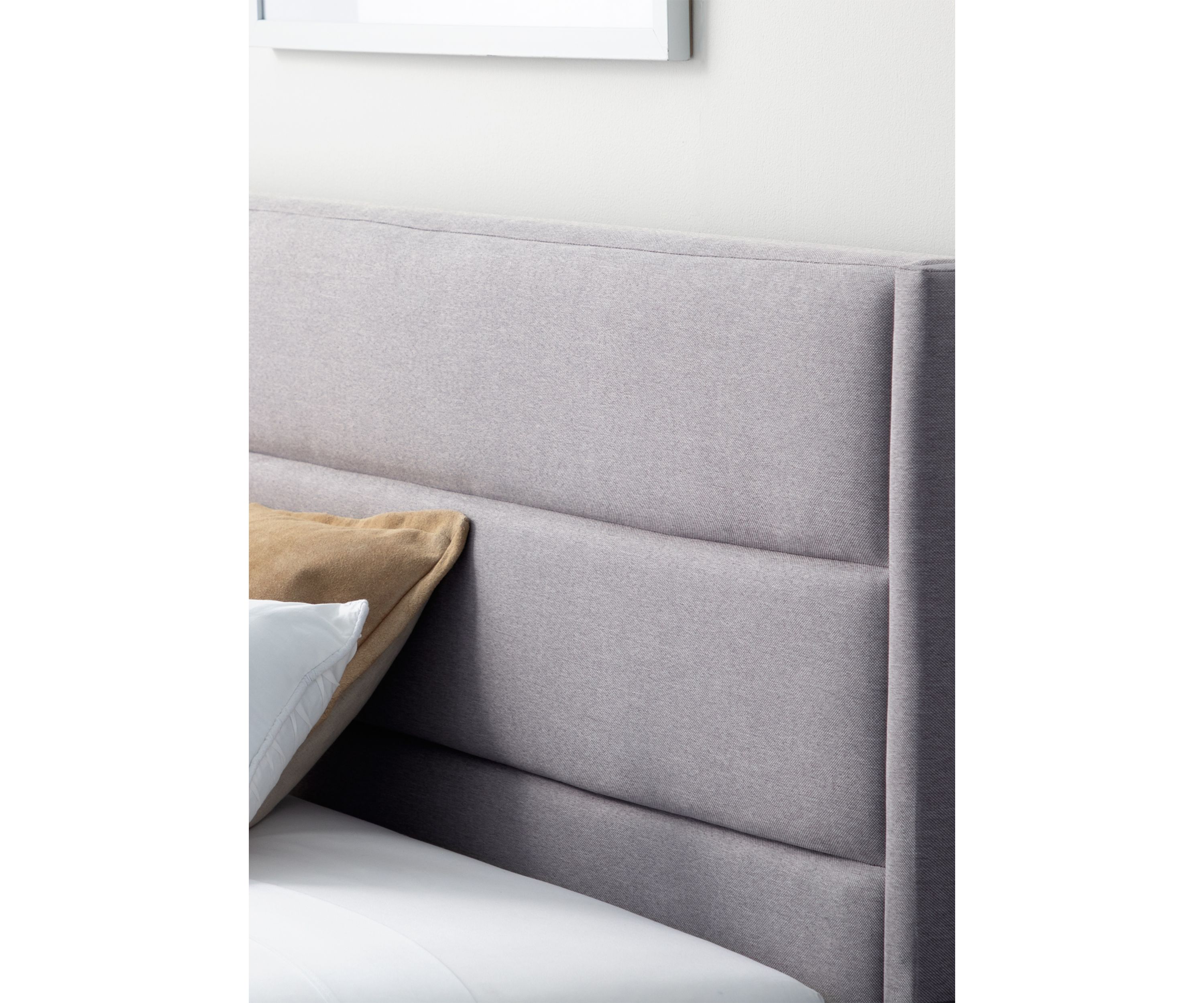 LUCID Dream Collection Triple Line Upholstered Bed | Belk