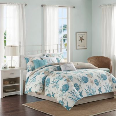 Madison Park Pebble Beach 7 Piece Cotton Sateen Comforter Set | belk