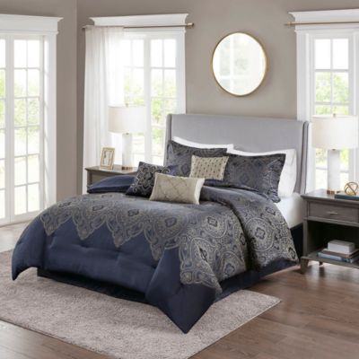 Madison Park Tristen 7 Piece Jacquard Comforter Set | belk