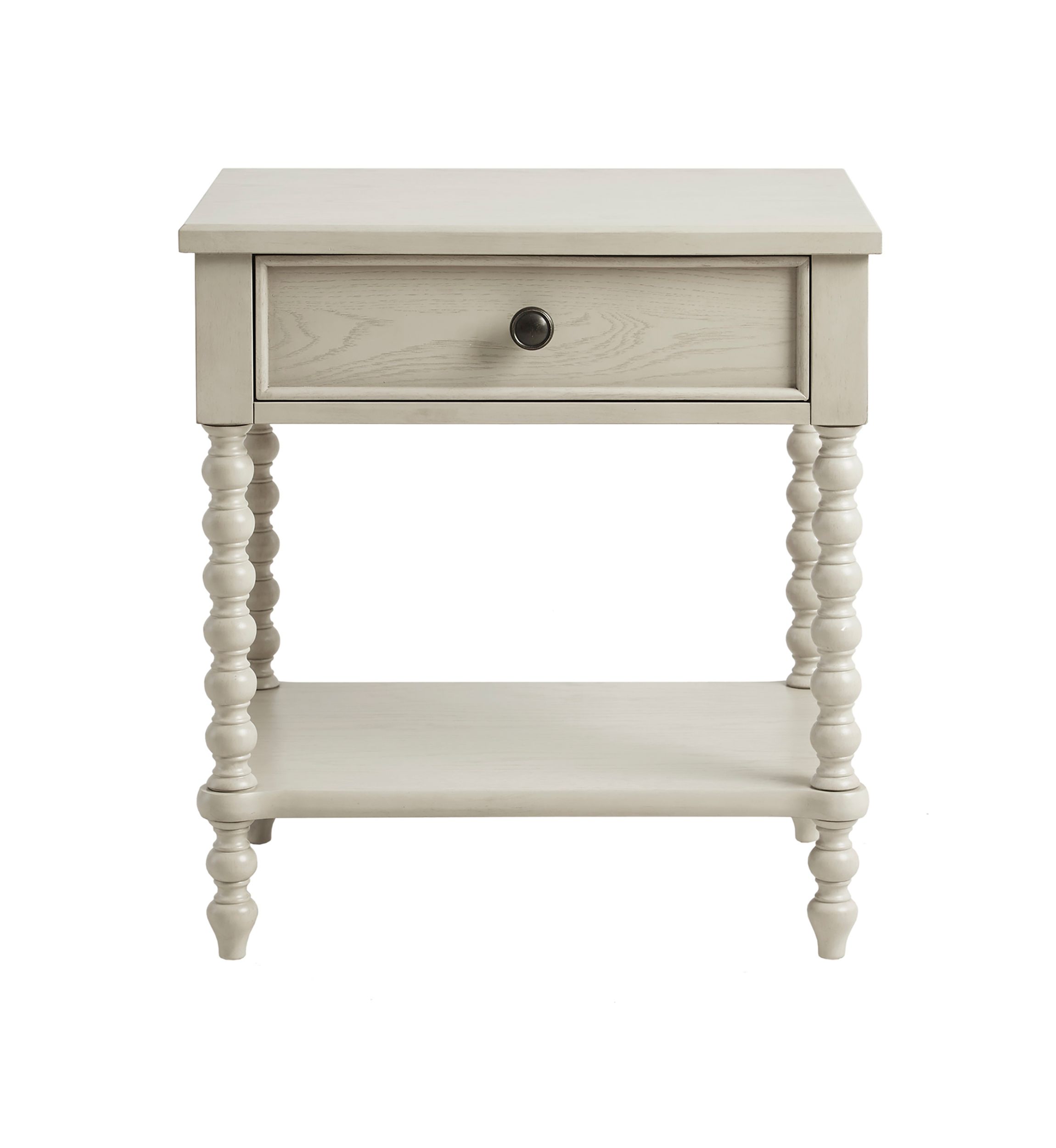 Madison Park Signature Beckett Turned Wood Spindle Nightstand with ...