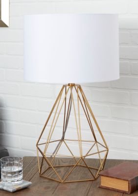 Silverwood Celeste 26 Inch Wire Prism Table Lamp, Gold | belk
