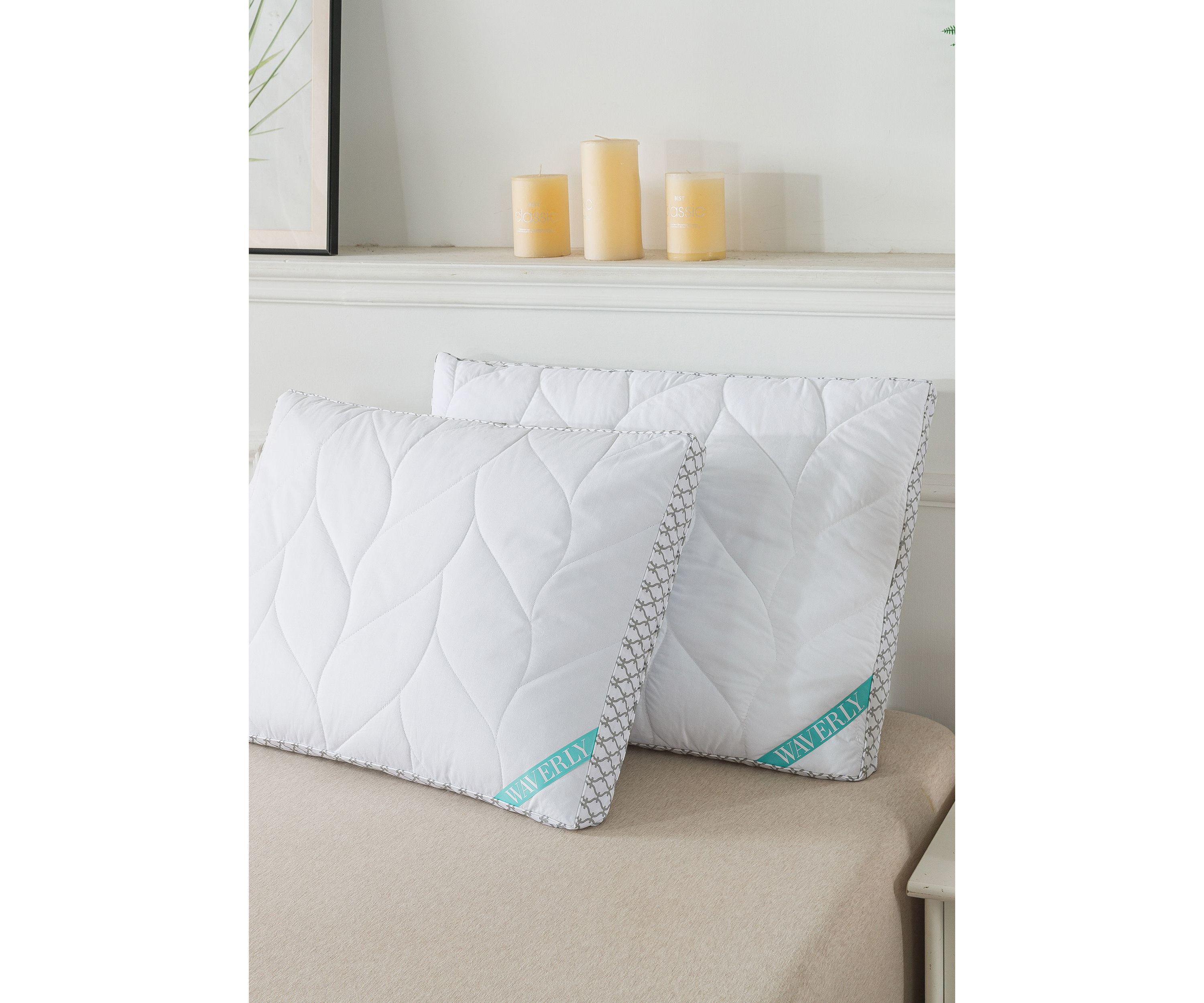 Waverly Antimicrobial Quilted Nano Feather Gusseted Pillow | Belk