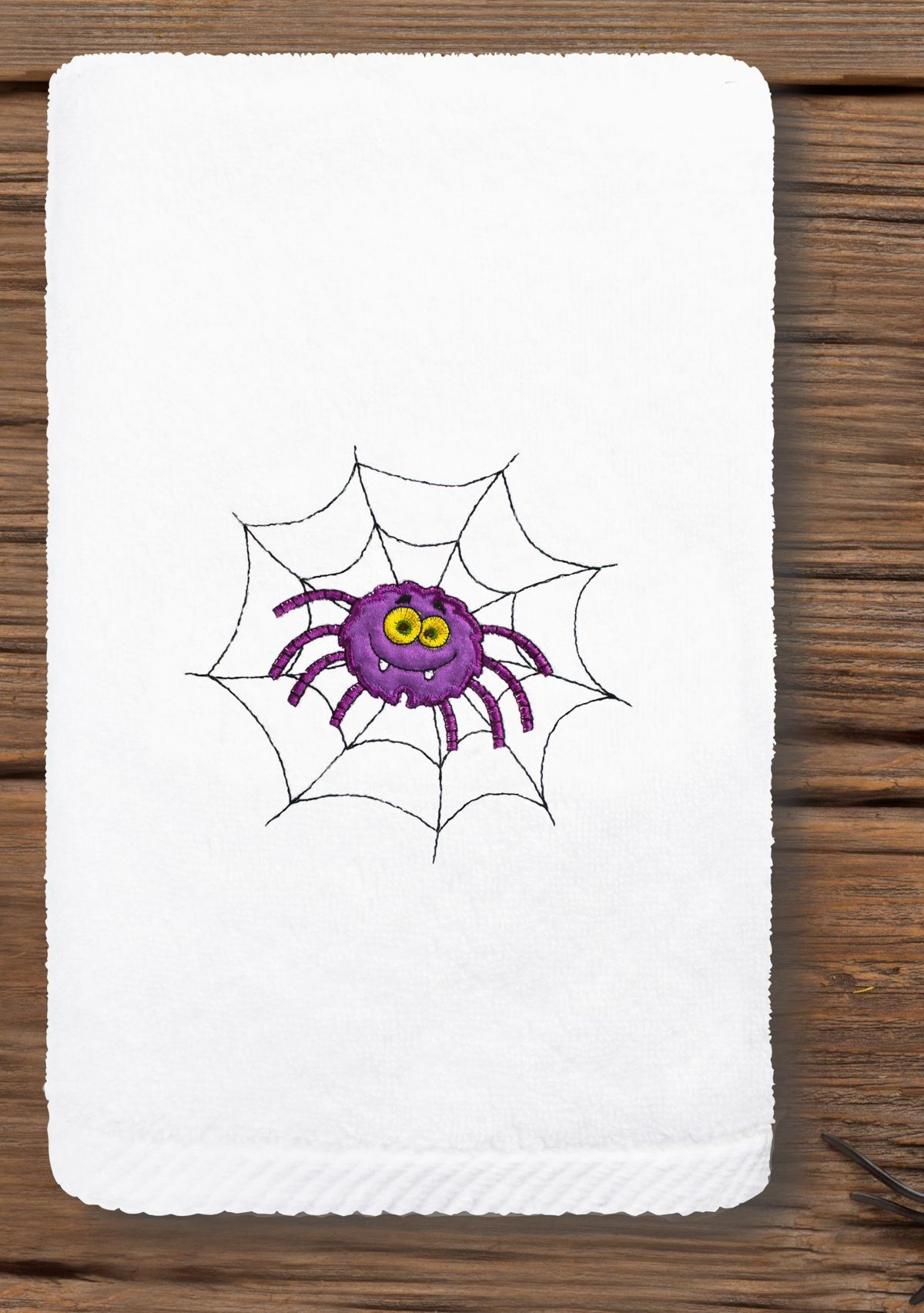 Linum Home Textiles Spider - Embroidered Hand Towels (Set of 2) | Belk