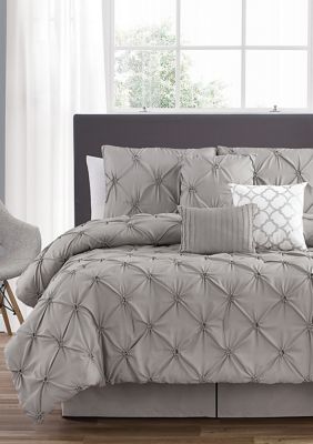 Mytex 7 Piece Smocked Cirlce Comforter Set | belk