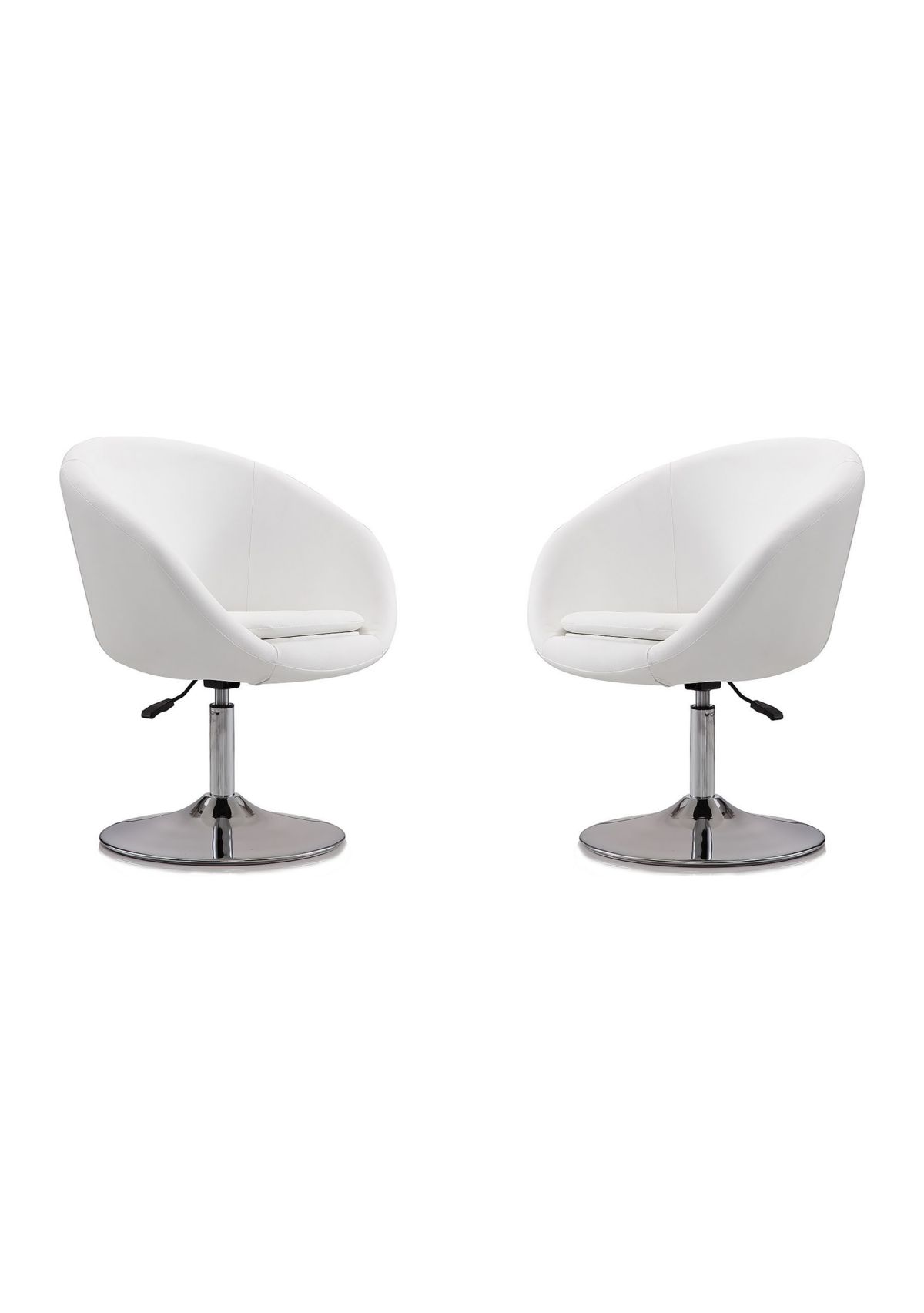 Manhattan Comfort Hopper Swivel Adjustable Height Chair -Set of 2 | Belk