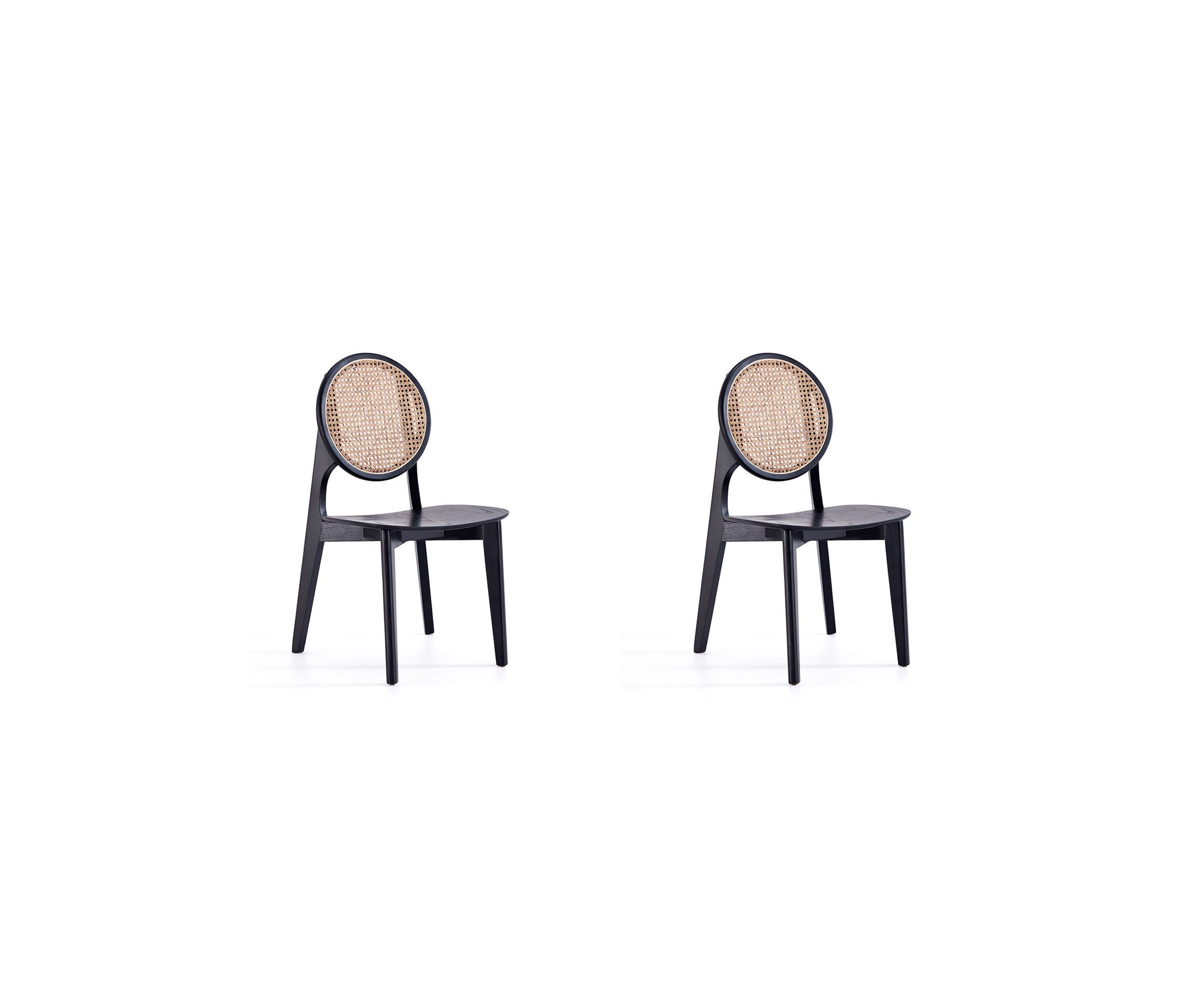 Manhattan Comfort Versailles Cane Dining Chair - Set of 2 | Belk