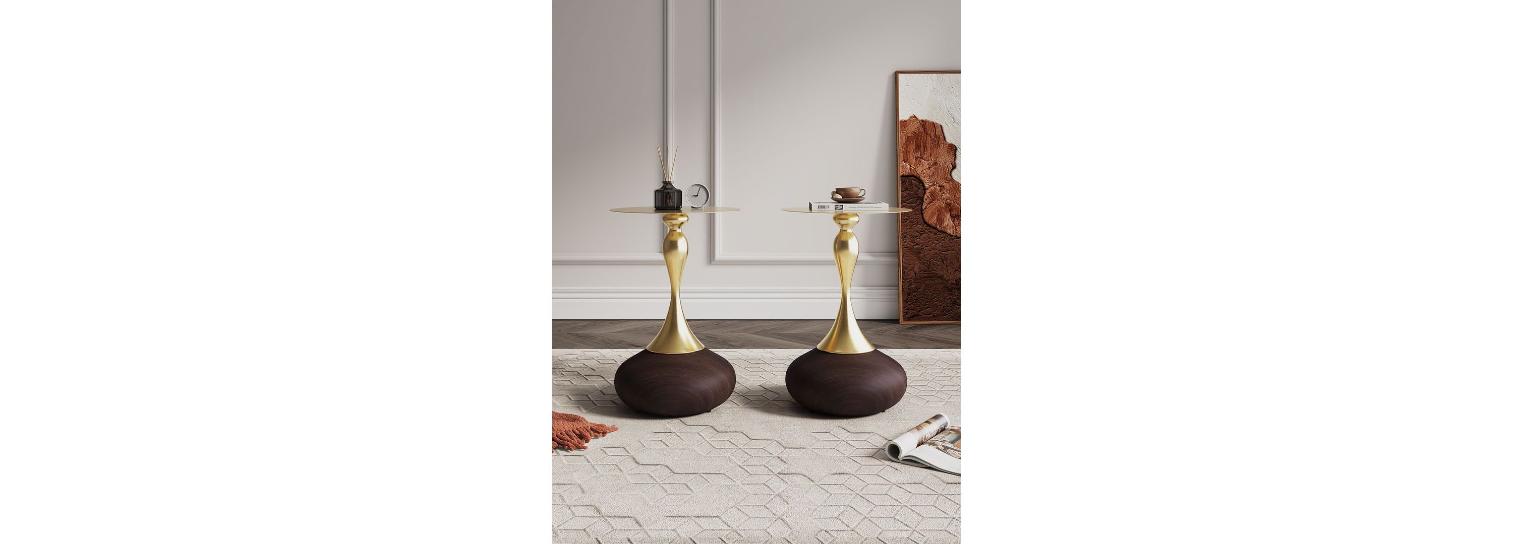 Manhattan Comfort Patchin End Table - Set of 2 | Belk