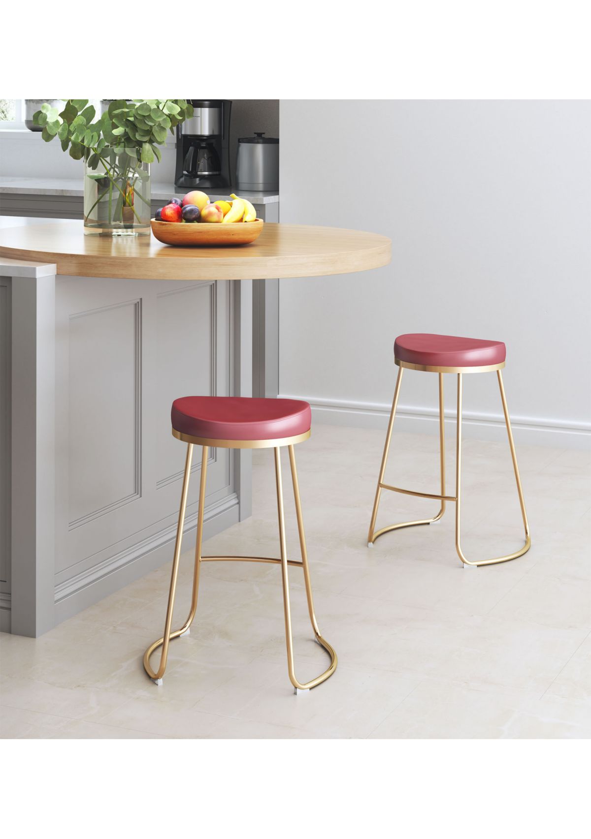 Zuo Modern Bree Counter Stool - Set of 2 | Belk