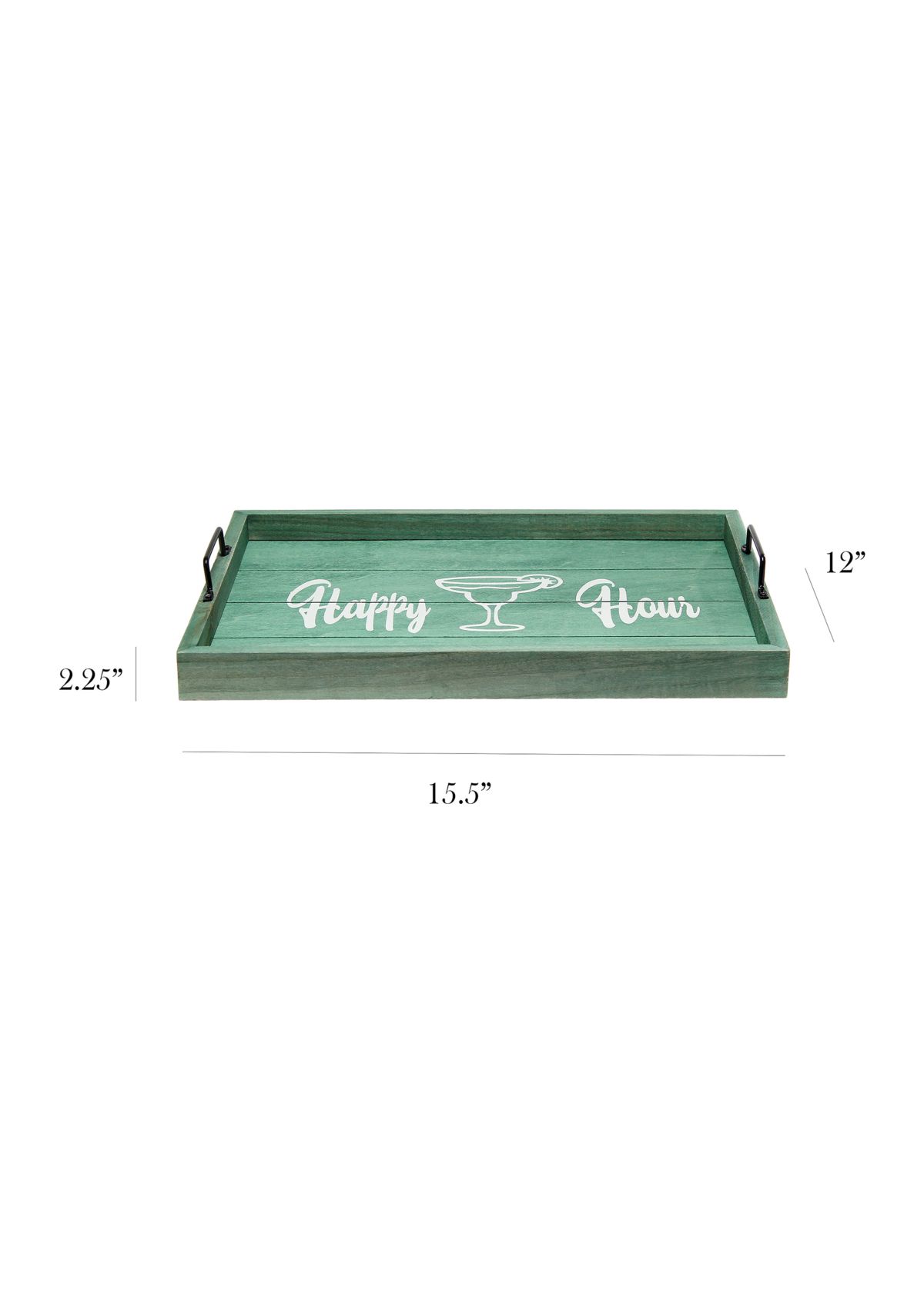 Elegant Designs Decorative Wood Serving Tray | Belk