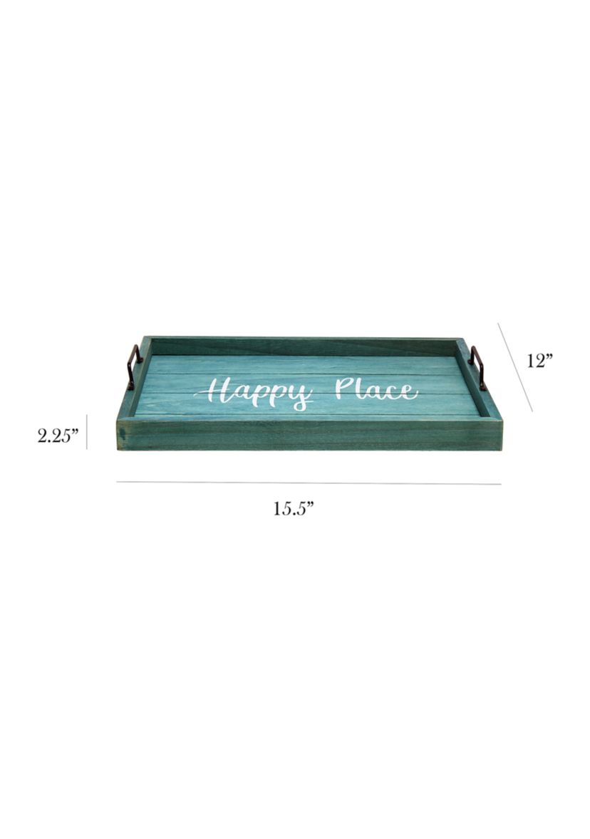 Elegant Designs Happy Place Serving Tray | Belk