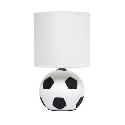 Simple Designs 10.7" SportsLite Mini Soccer Table Lamp for Kids Room ...