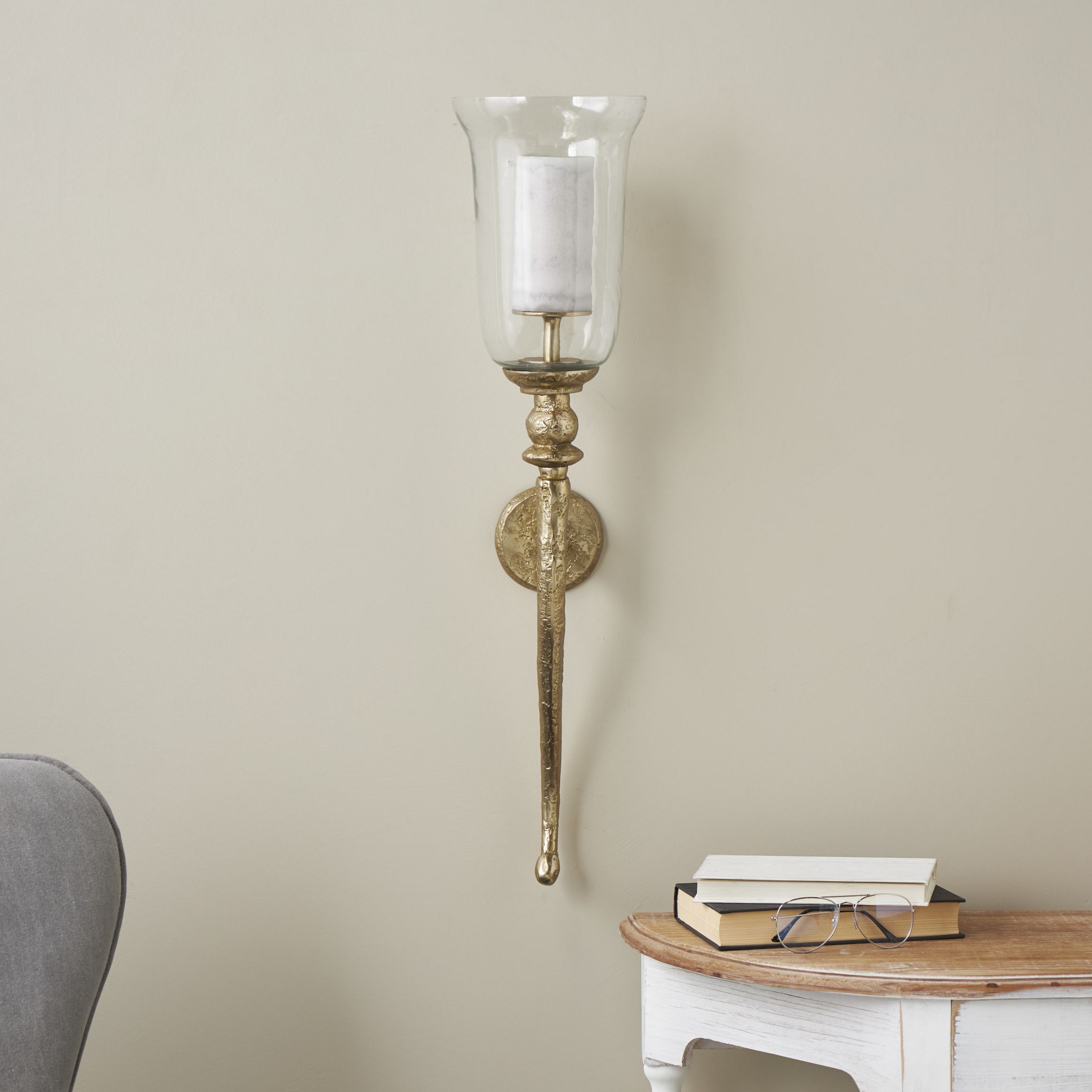Monroe Lane Traditional Aluminum Metal Wall Sconce | Belk