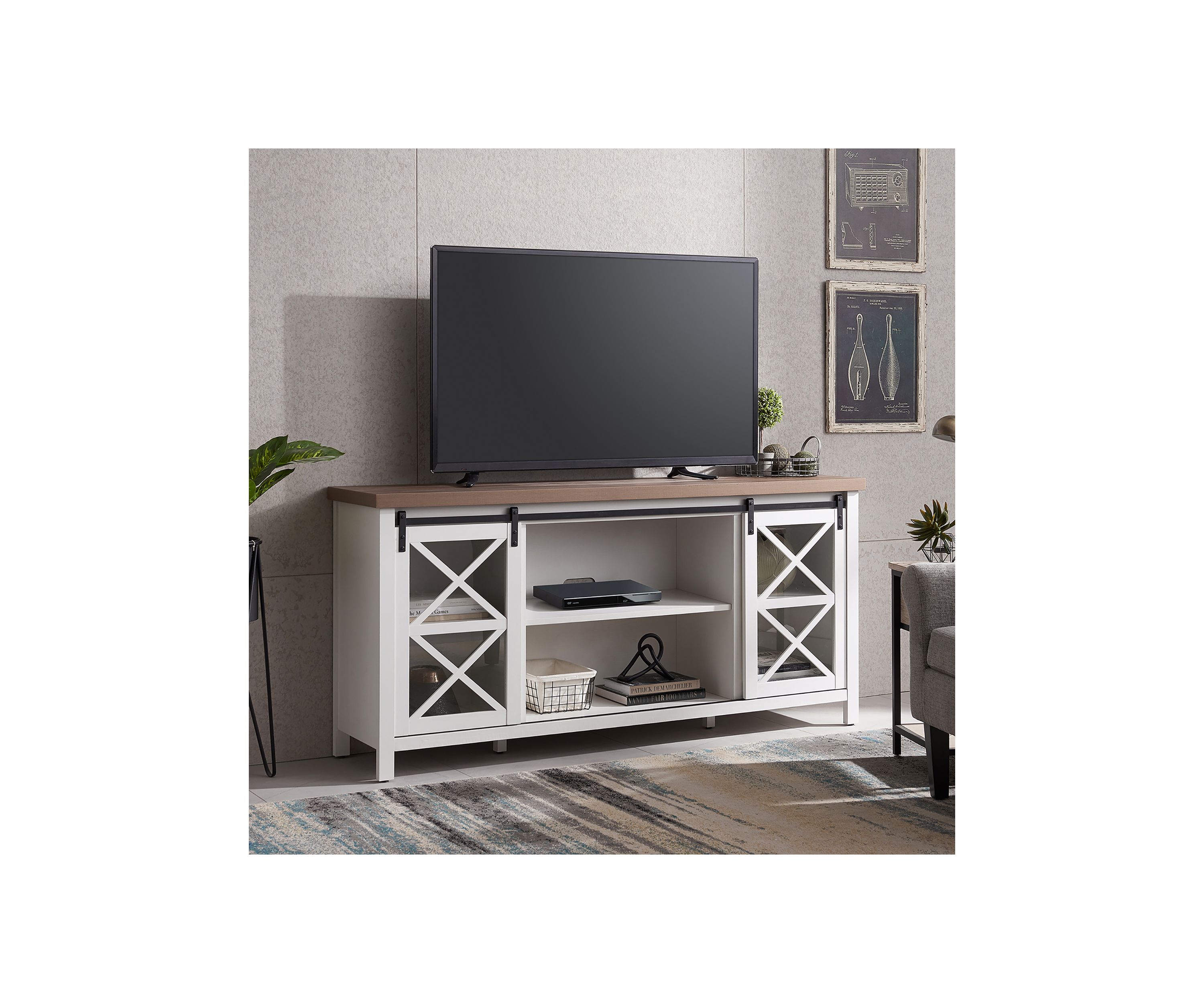 Hinkley & Carter Clementine TV Stand | Belk