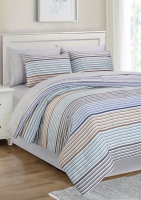 Springmaid® Textured Stripe 7 Piece Comforter Set | belk