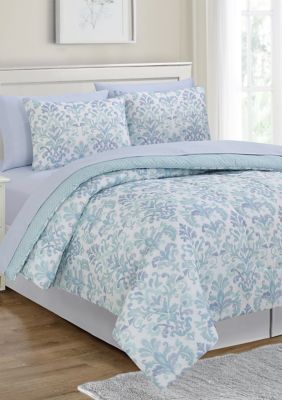 Springmaid® Watercolor Damask 7 Piece Comforter Set | belk