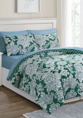 Springmaid® Green Floral Comforter Set | belk