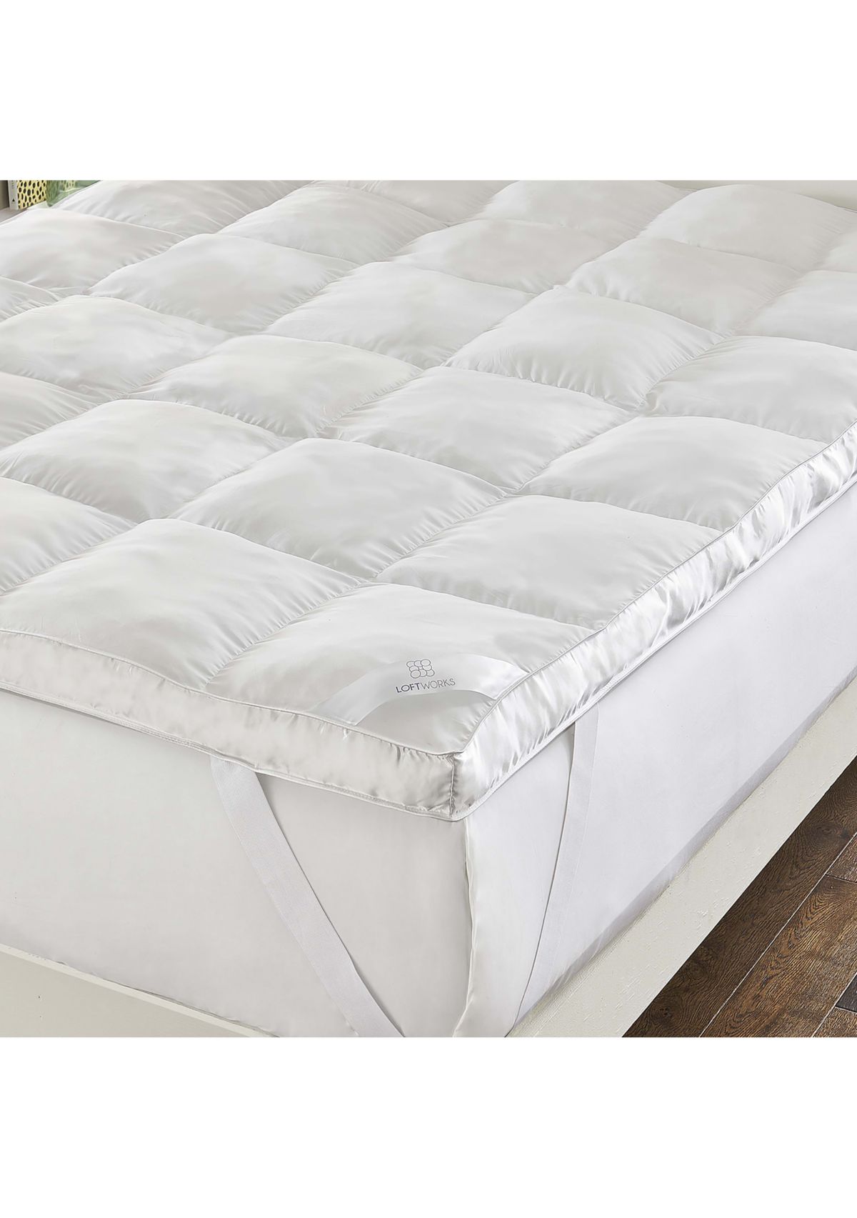 LoftWorks Super Loft 3 Inch Down Alternative Mattress Topper/Fiber Bed ...