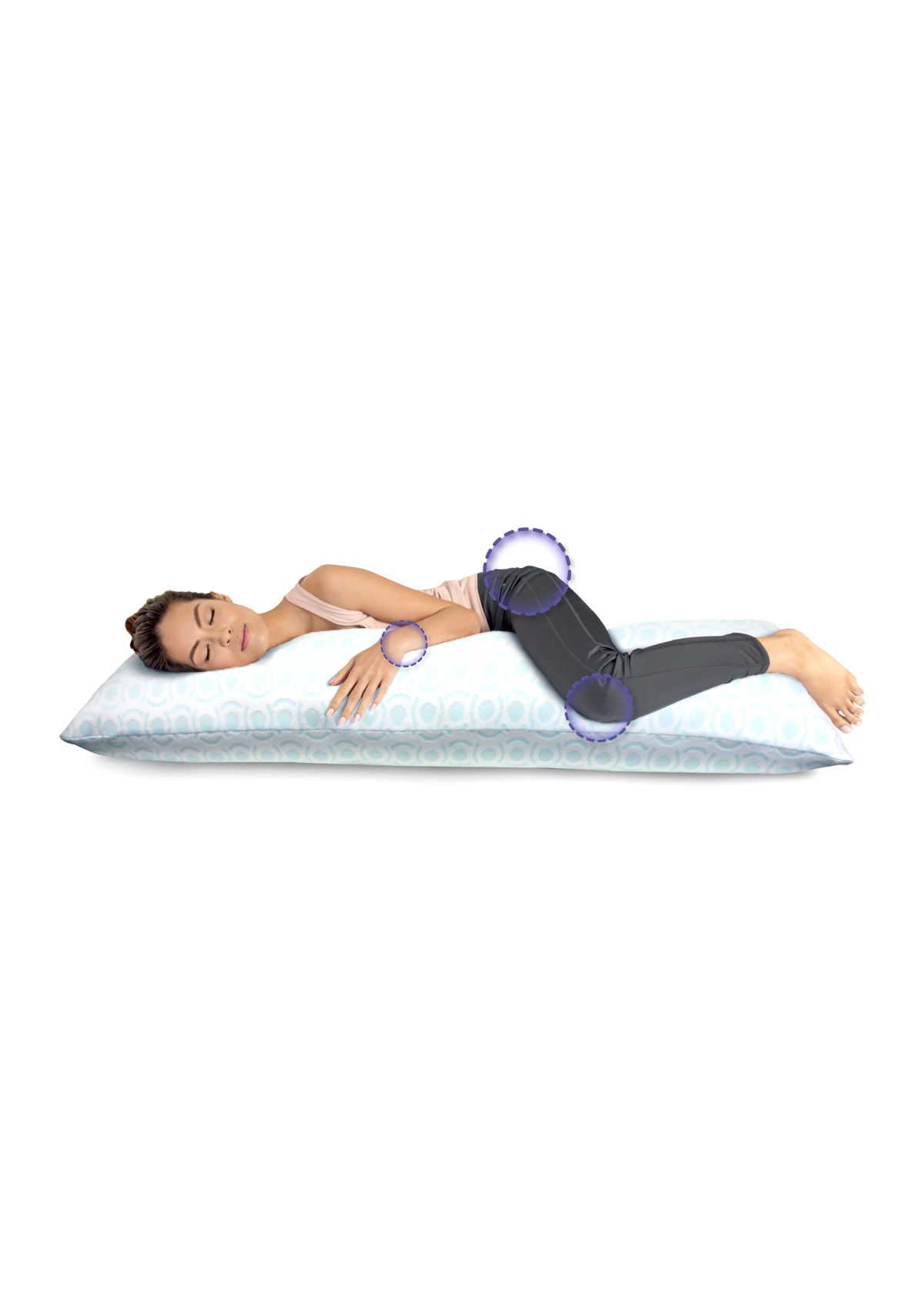 LoftWorks Big and Soft Overfilled Extra Long Memory Foam Body | Belk